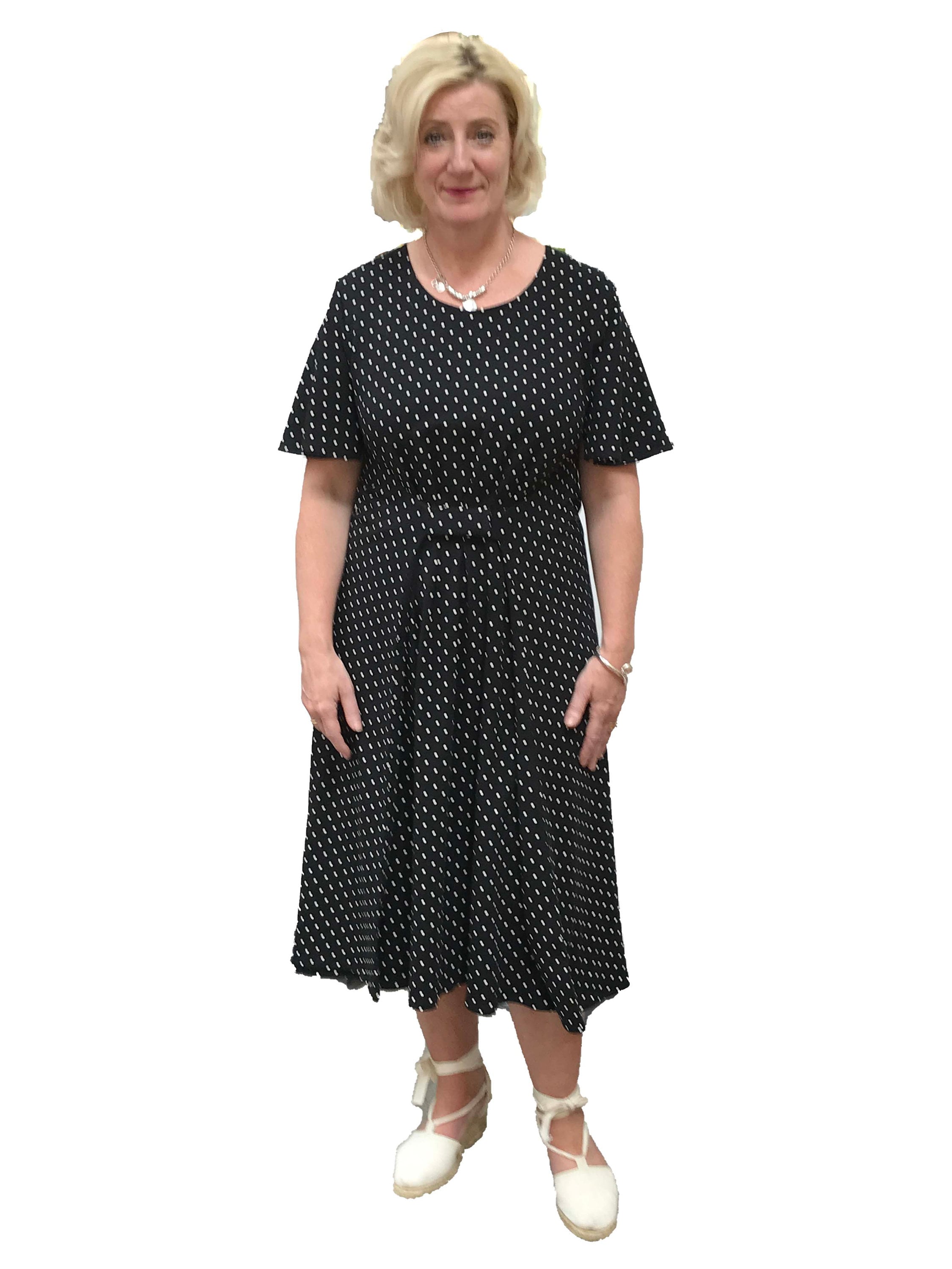Alexis Wrap Dress With Velcro Fastenings and Side Openings. Designed to ...
