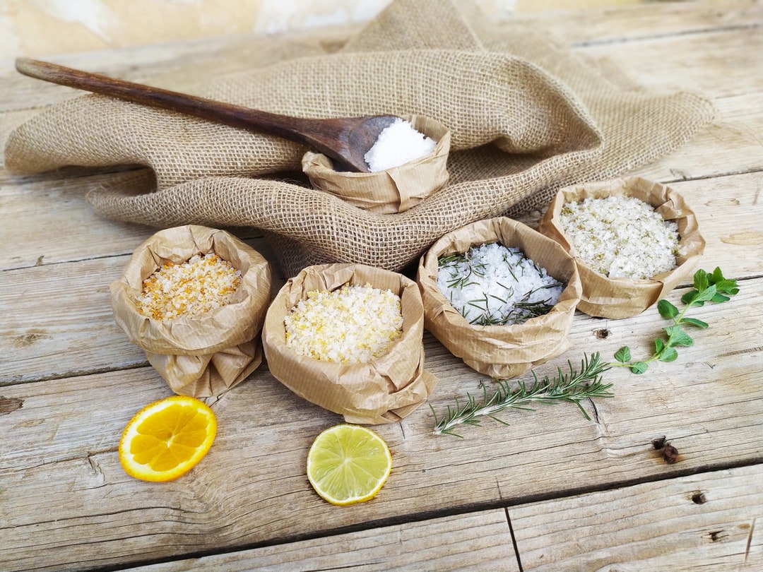 Greek Sea Salt Natural, Salt With Herbs - Etsy