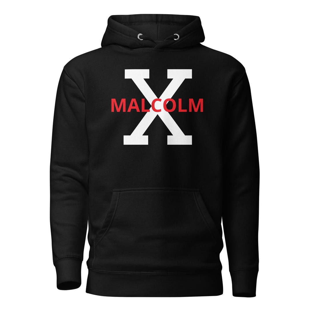 Malcolm X Hoodie: Bold "x" Symbol, Civil Rights Tribute - Etsy