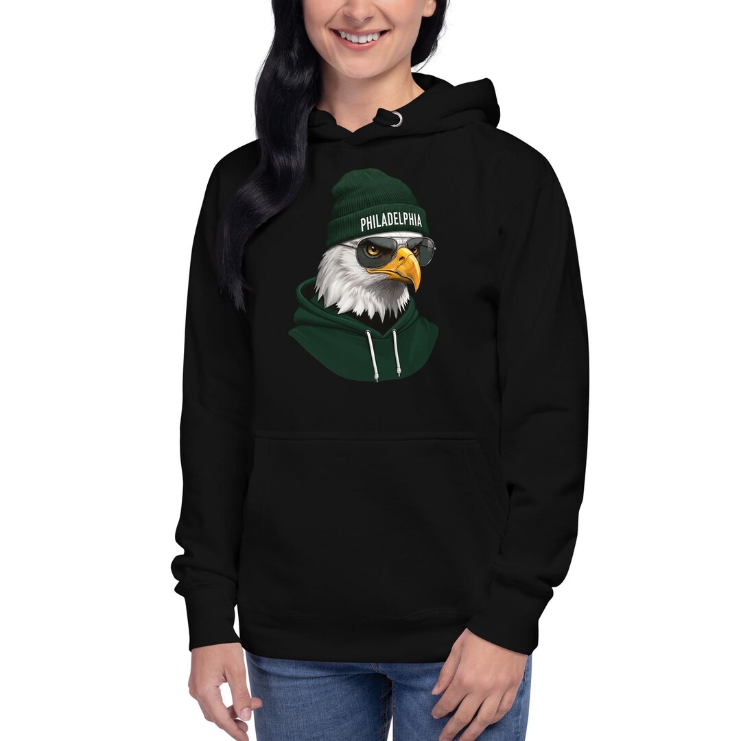 Philadelphia Spirit Animal Eagle Football Fan Mascot Unisex Hoodie - Etsy
