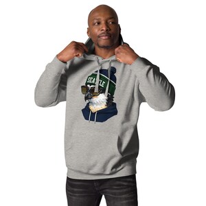 Seattle Spirit Animal Seahawk Football Fan Mascot Unisex Hoodie - Etsy