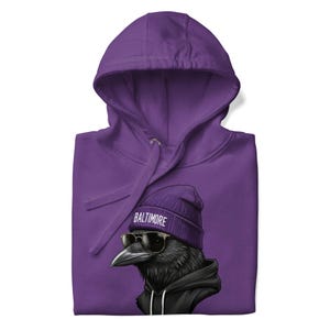 Baltimore Spirit Animal Raven Football Fan Mascot Unisex Hoodie - Etsy