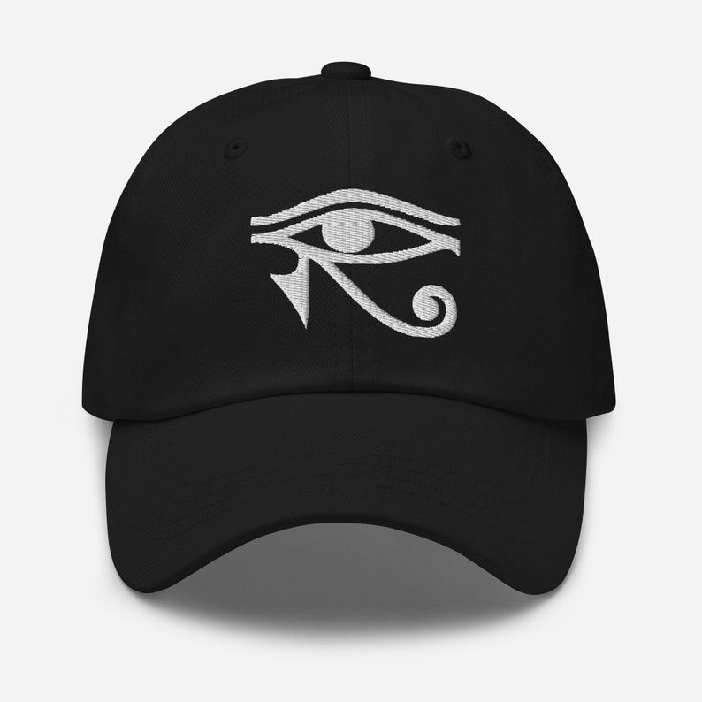 Embroidered Eye of Horus Dad Hat: Egyptian Symbol - Etsy