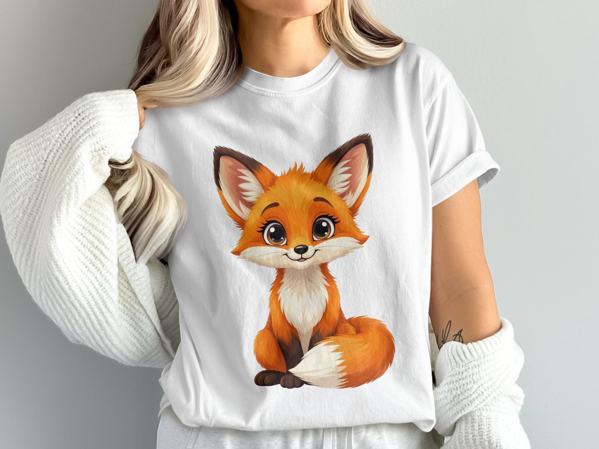 Baby Fox Clipart, Cute Baby Animal Clipart, Baby Nursery Clipart ...
