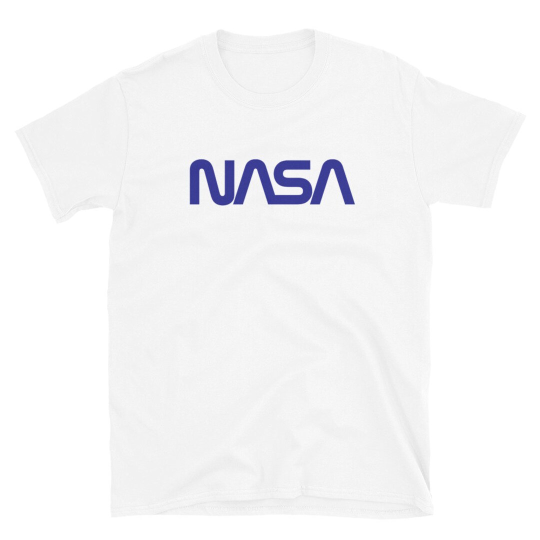 NASA Vintage Retro Logo, Blue NASA Logo Shirt , Nasa Tee, Science ...