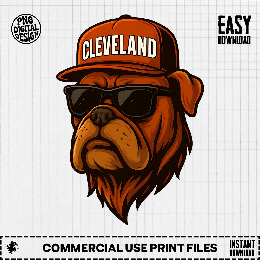 Cleveland Mascot PNG: Game Day T-shirt Design (digital Download) - Etsy