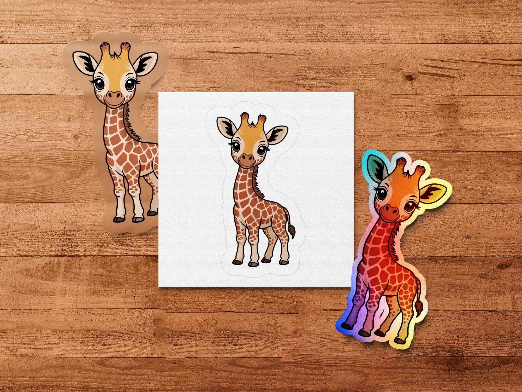 Baby Giraffe Clipart, Cute Baby Animal Clipart, Baby Nursery Art ...