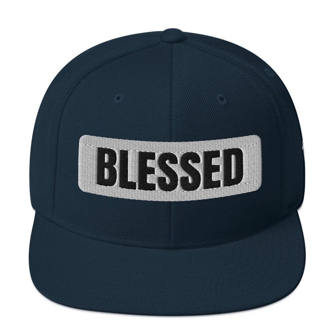 Blessed Embroidered Snapback Hat - Christian Unisex Cap - Etsy