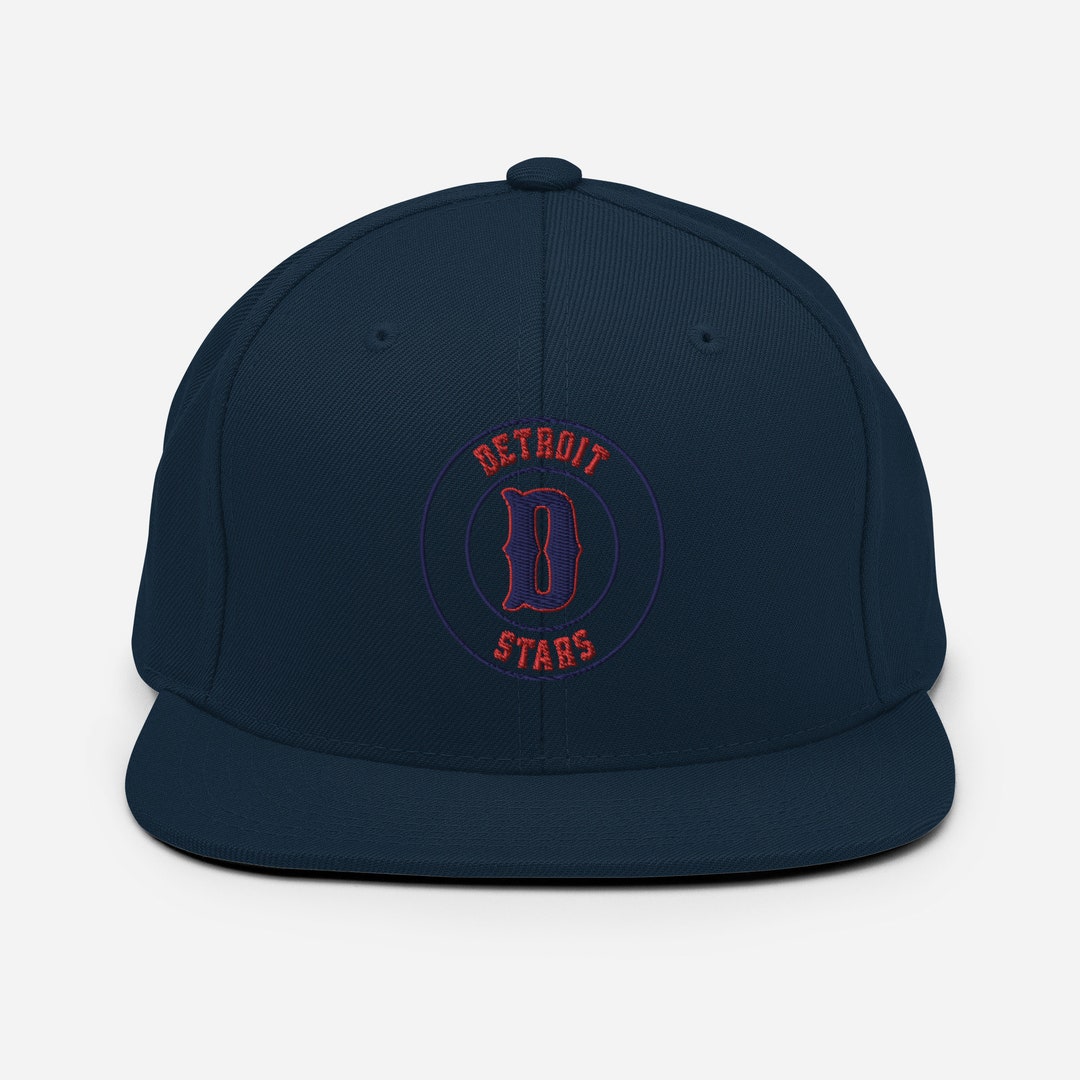 Embroidered Detroit Stars, Negro League Baseball, Snapback Hat - Etsy