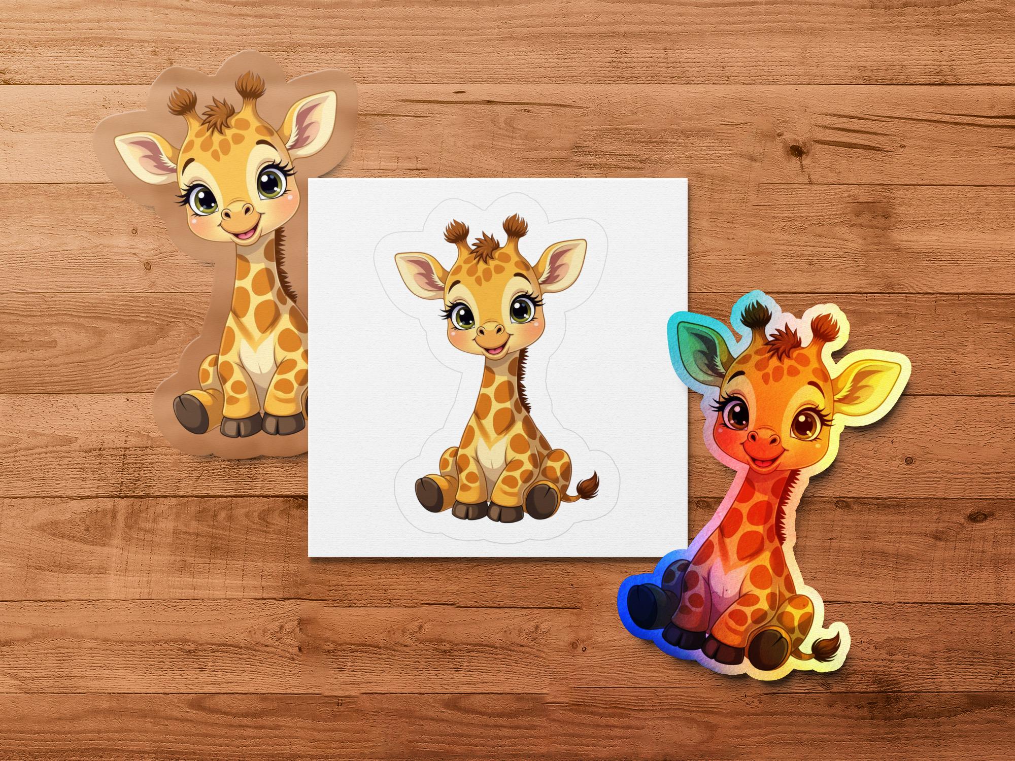 Baby Giraffe Clipart, Cute Baby Animal Clipart, Baby Nursery Clipart ...