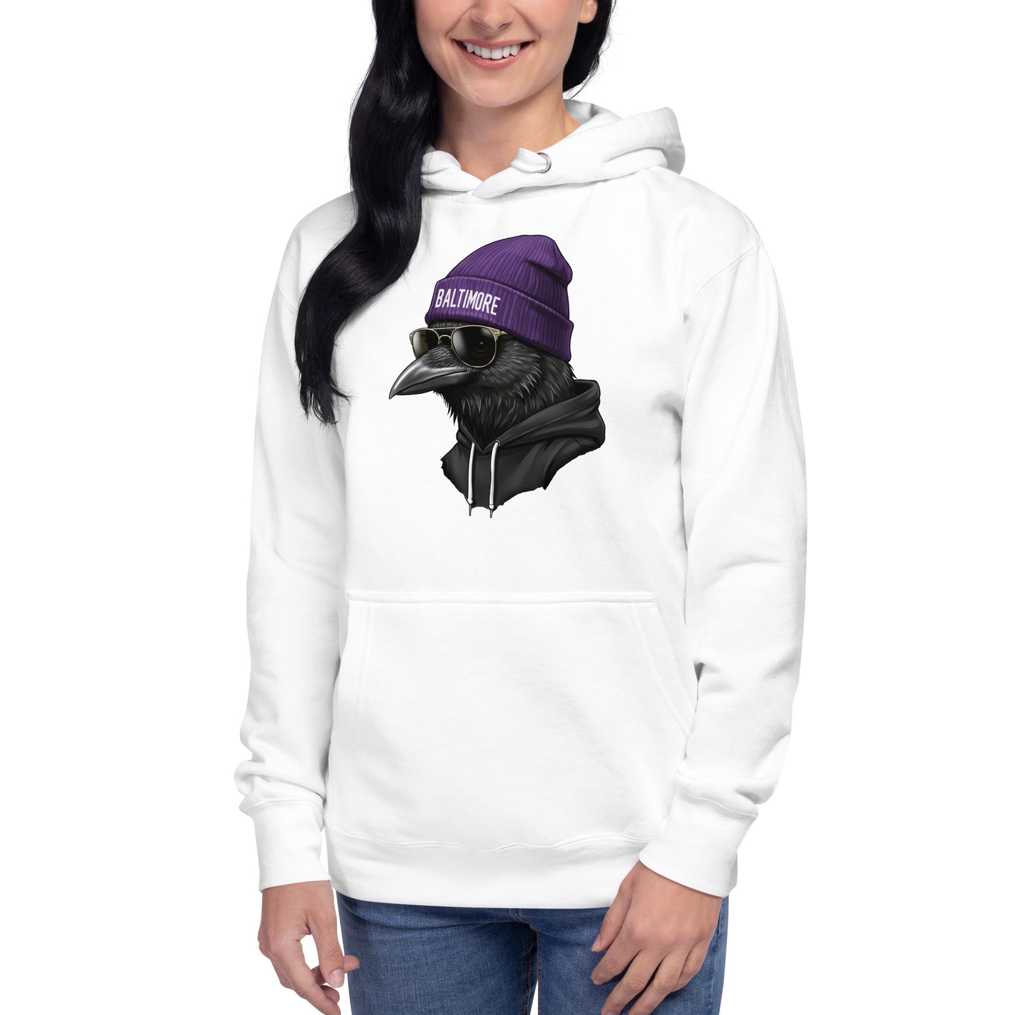 Baltimore Spirit Animal Raven Football Fan Mascot Unisex Hoodie - Etsy