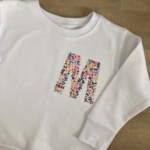 Toddler Custom Floral Initial Sweatshirt - Personalized - Unisex ...