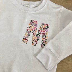 Toddler Custom Floral Initial Sweatshirt - Personalized - Unisex ...