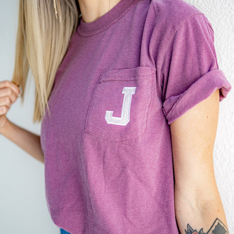 Pocket Monogram - Etsy