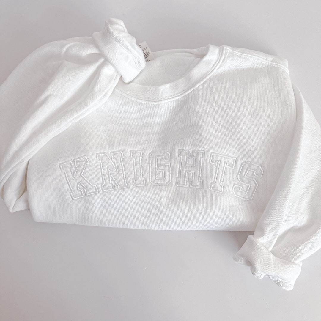 Custom Comfort Colors Crewneck Varsity Letter Sweatshirt - Sweater ...