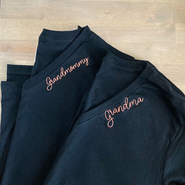 Custom Embroidered Shirt for Women - Etsy