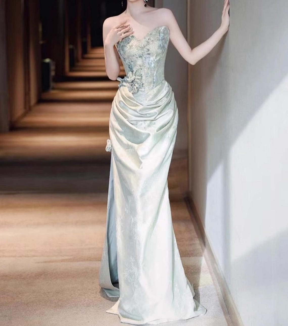 Mermaid Tube Prom Dress,tube Prom Dress,elegant Prom Gown,a Line Ball ...