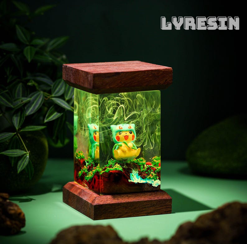 Syl.veo.n PO.KE.MON Night Light, Custom Pok.emo.n Epoxy Lamp, Gaming ...