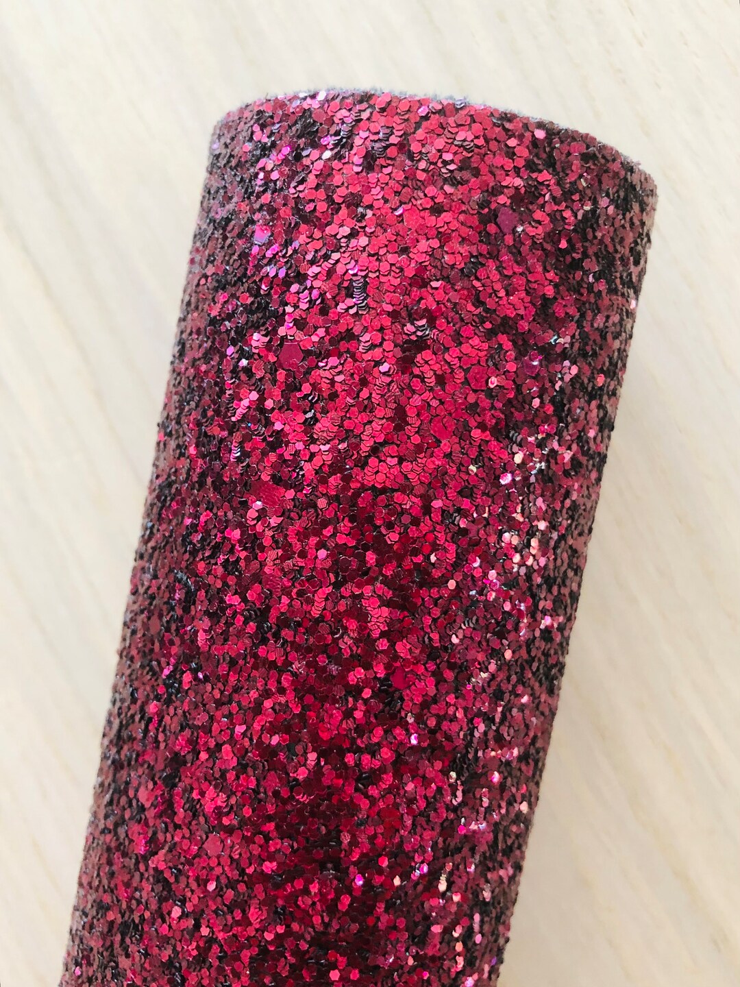 Burgundy, Maroon, Chunky Glitter Fabric, Maroon Glitter Fabric, Hair ...