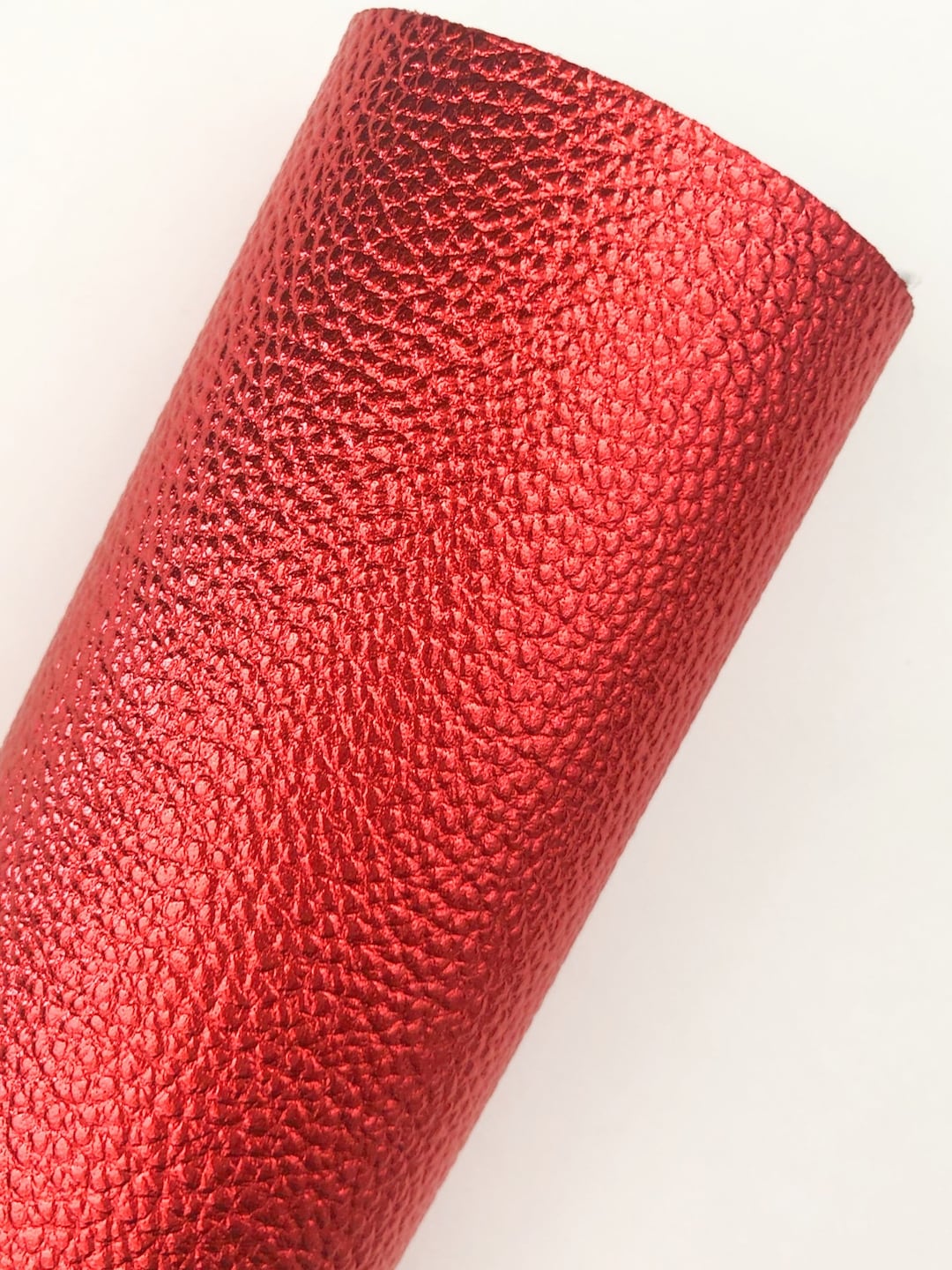 Metallic Red Faux Leather, 12x8, 12x26 - Etsy