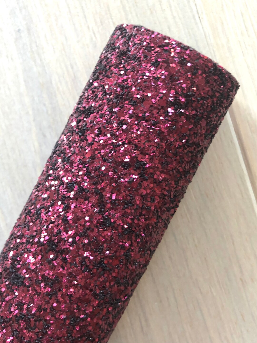 Burgundy, Maroon, Chunky Glitter Fabric, Maroon Glitter Fabric, Hair ...