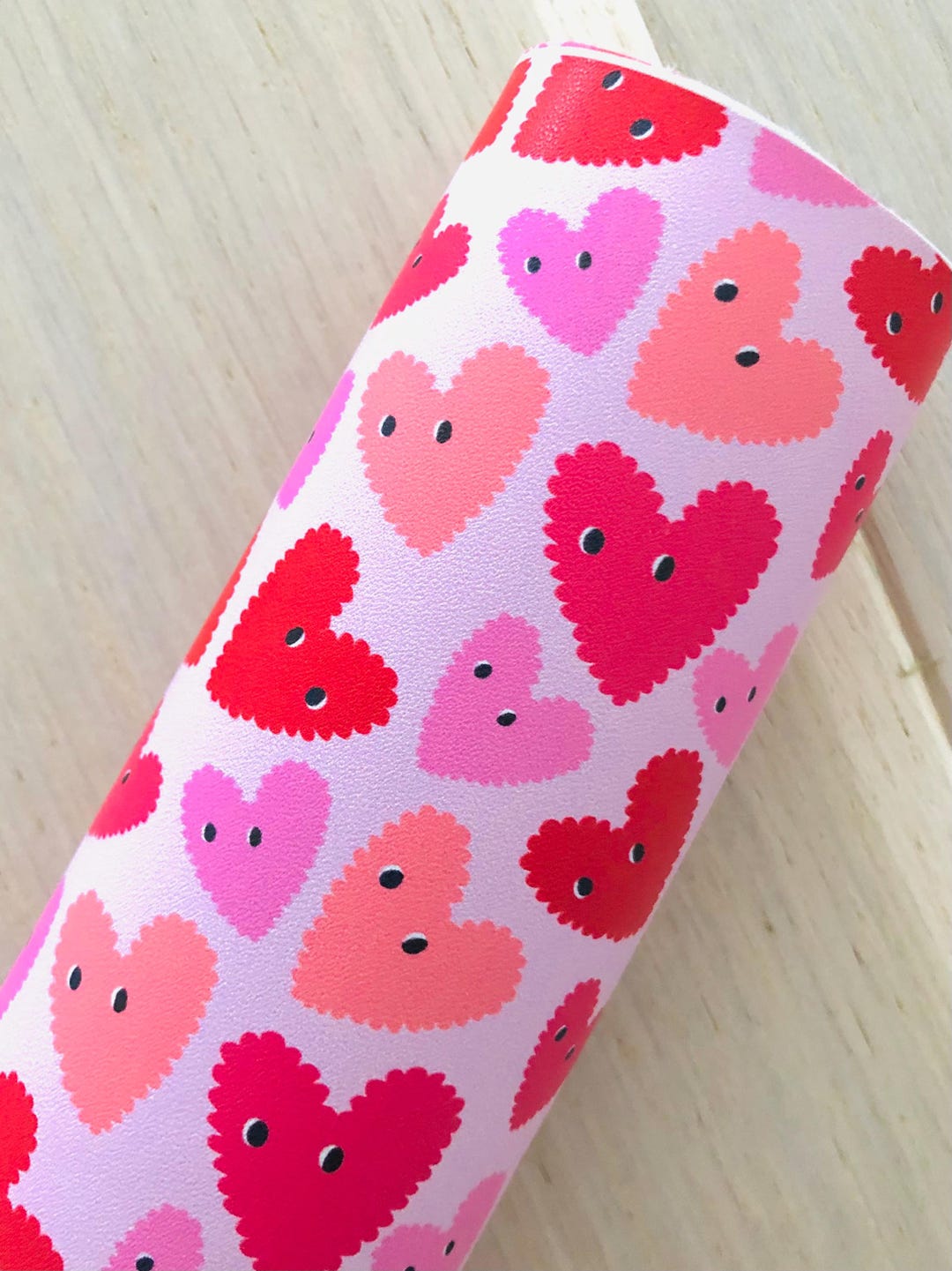 Hearts Smooth Faux Leather, 12x8, 12x26 - Etsy
