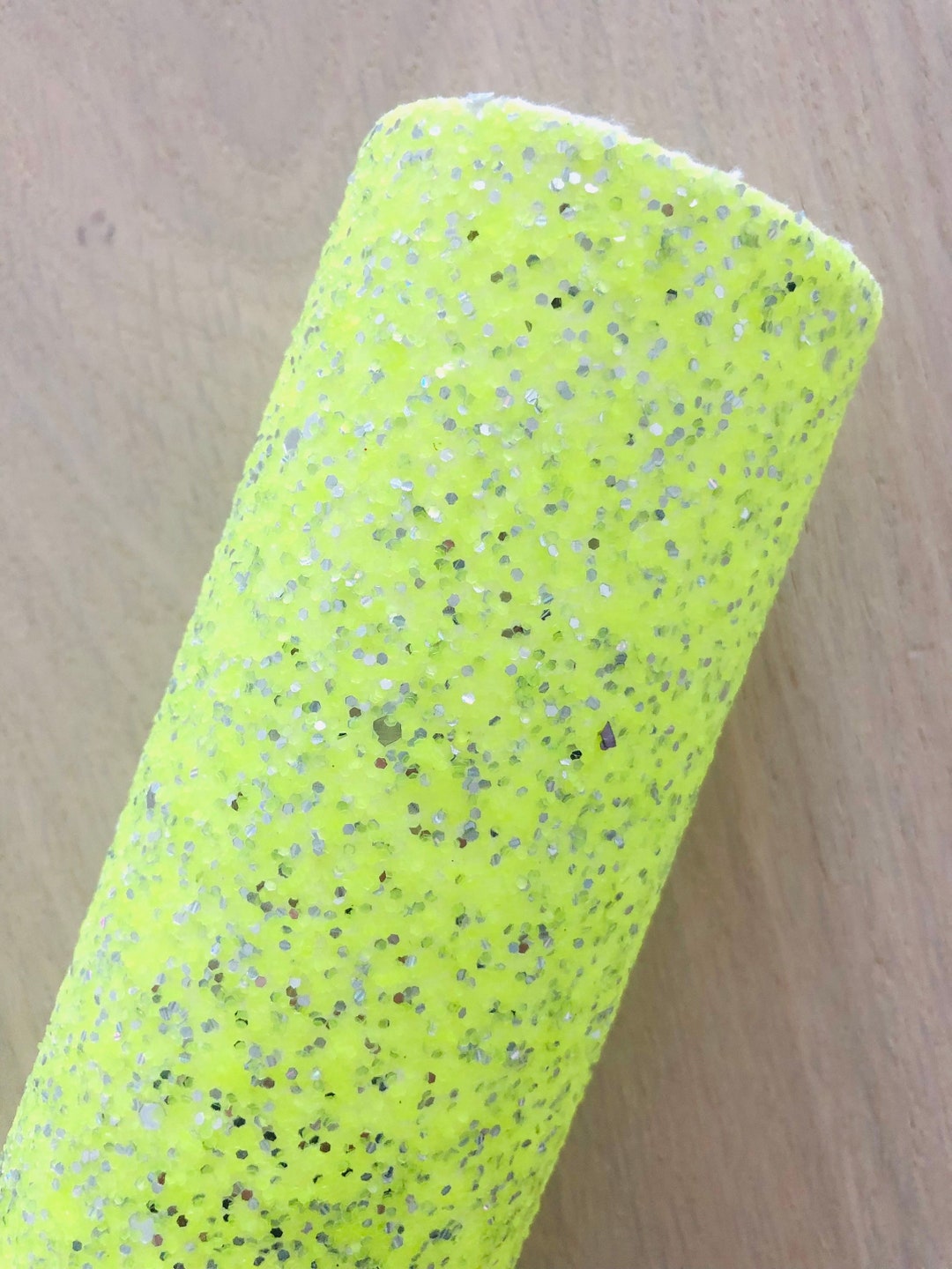 Yellow Glitter Fabric, Silver Glitter Fabric, Materials for Making Hair ...