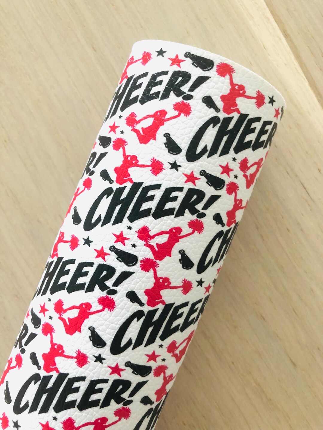 Cheer, Cheerleading, Cheerleaders, Printed Pebbled Faux Leather ...