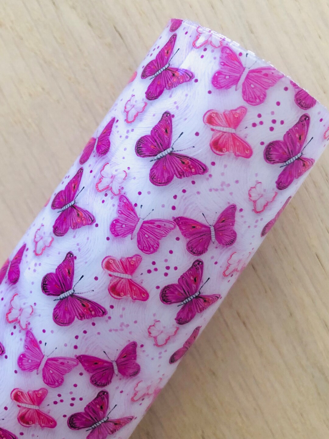 Butterflies, Pink Butterflies, Printed Waterproof Vinyl, Printed Vinyl ...