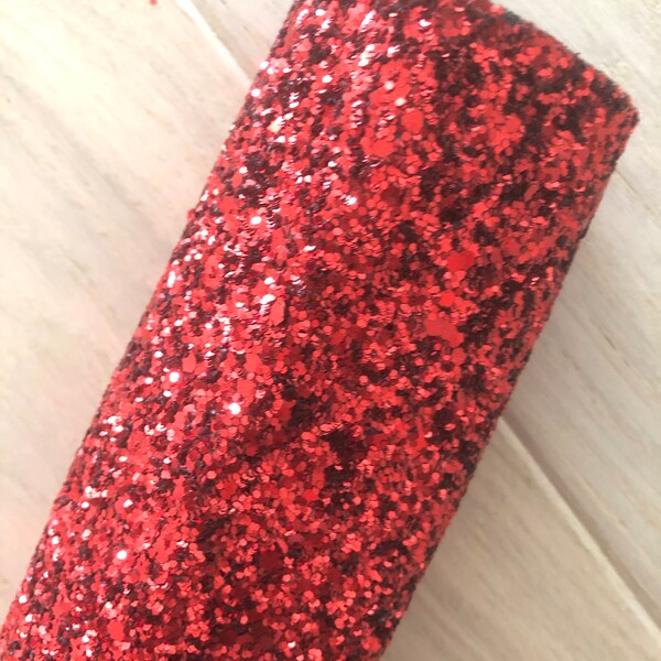 Red Glitter Vinyl - Etsy