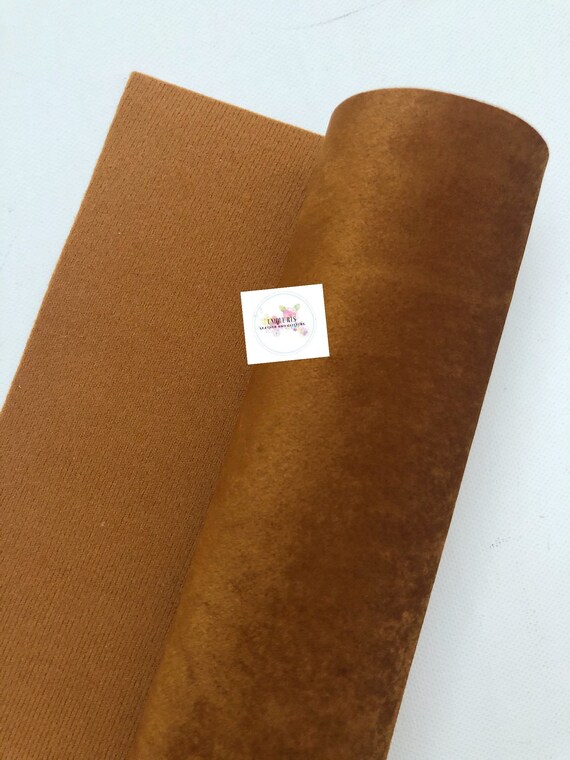 Caramel Brown Velvet Sheet Velvet Sheet for Hair Bows and - Etsy