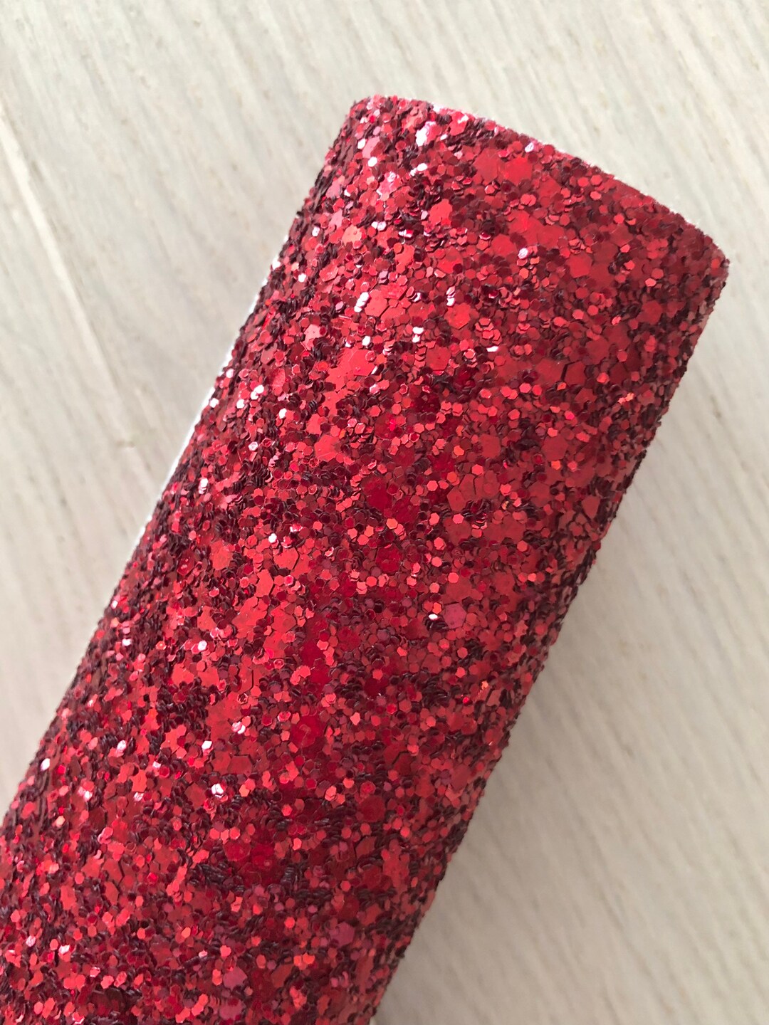 Red Chunky Glitter Fabric, 11.5x8.25 - Etsy