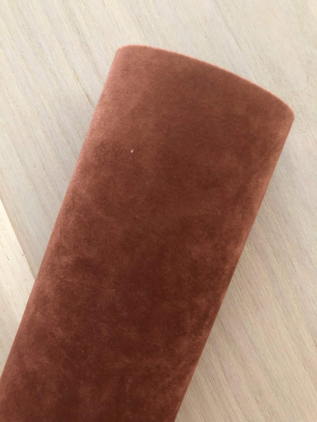Brown Velvet Sheet, Velvet Sheet for Hair Bows and Crafts, Faux Leather ...