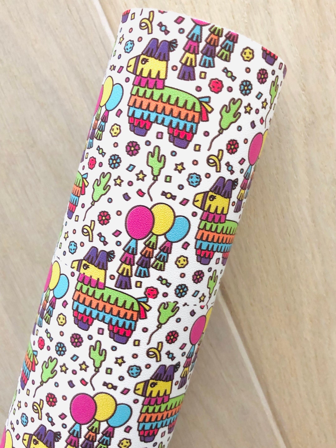Piñata, Cinco De Mayo, Hispanic Culture, Printed Faux Leather, Supply ...
