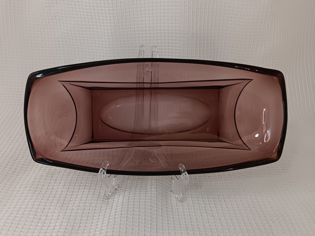 AMETHYST HAZEL ATLAS! Vintage Mcm Hazel Atlas Moroccan Purple Amethyst ...