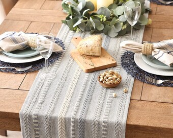 Gray Table Runner | Etsy