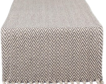 Gray Table Runner | Etsy