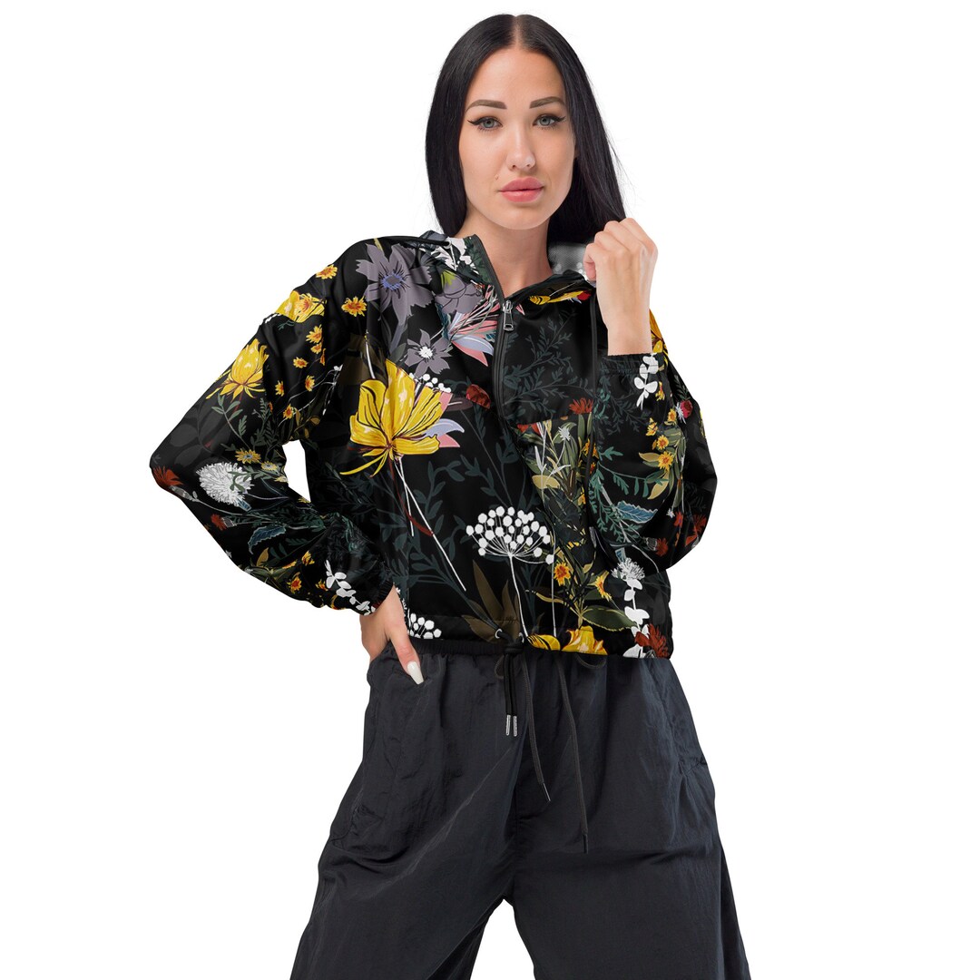 Cottagecore Cropped Windbreaker, Dark Academia Womens Clothing ...