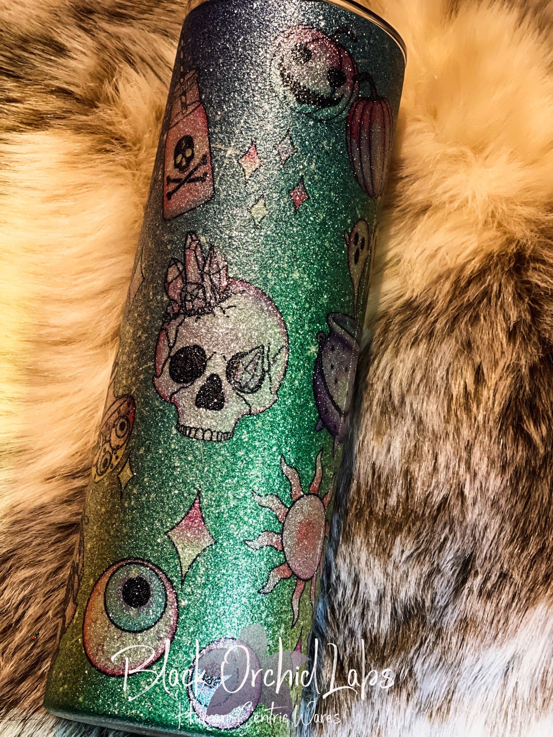 Pastel Goth Glitter Tumbler, Witchy Gift, Witch, Magic, Goth Gift ...