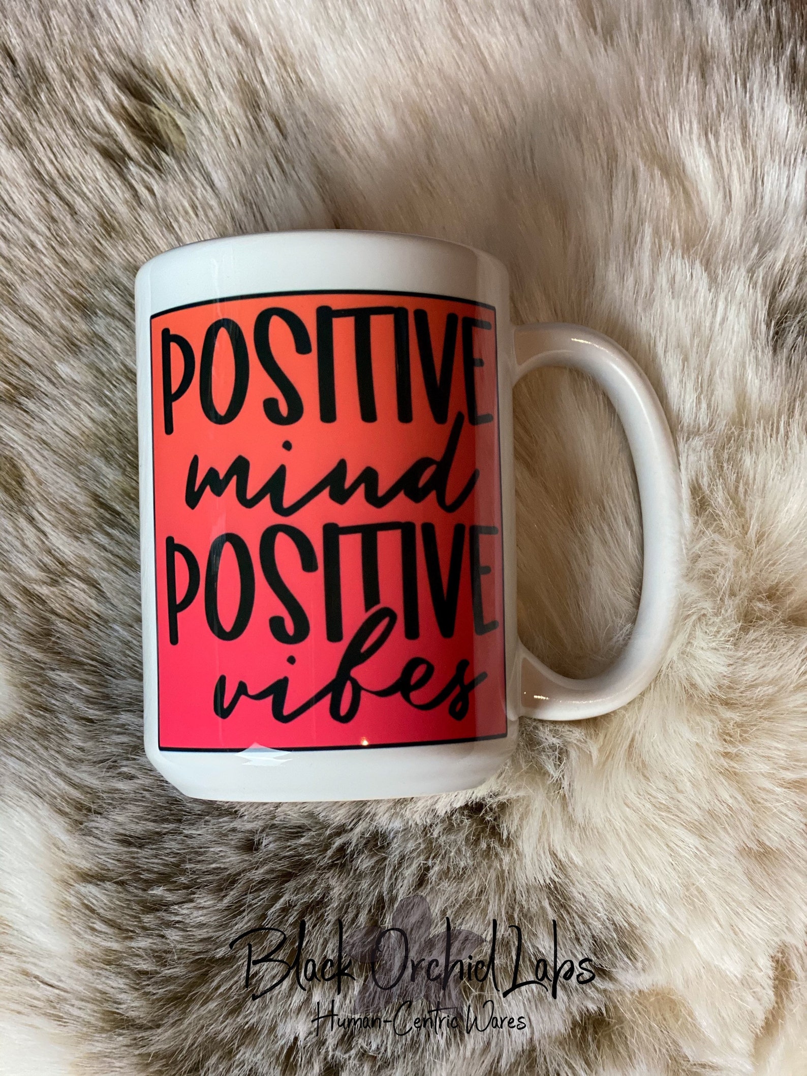 Positivity Ceramic Coffee Mug Inspiring Message Coffee Cup - Etsy