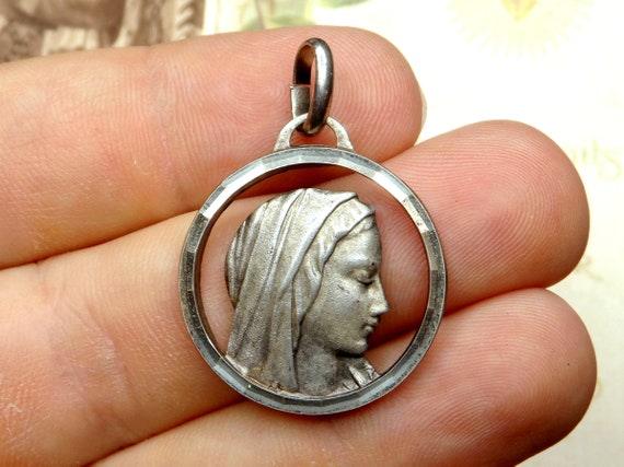 Saint Virgin Mary. Lourdes, Marian Apparition. French… - Gem