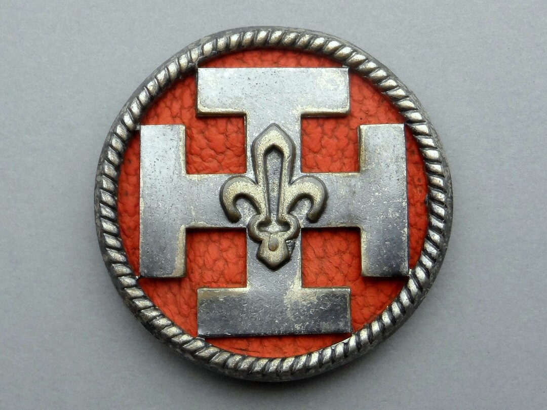 Scouts De France, Antique Large Brooch. - Etsy