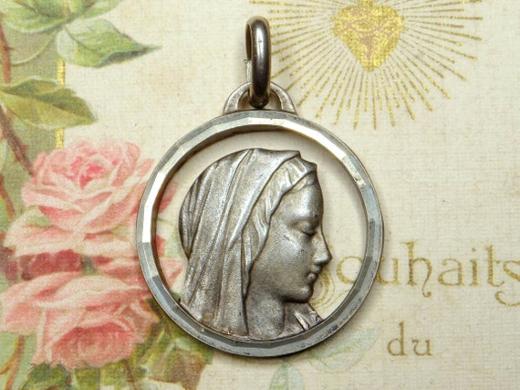 Saint Virgin Mary. Lourdes, Marian Apparition. French… - Gem