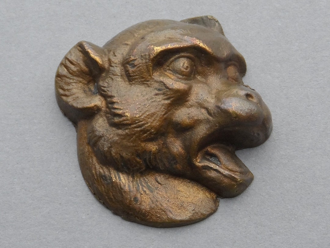 Monkey. Vintage Medal. - Etsy