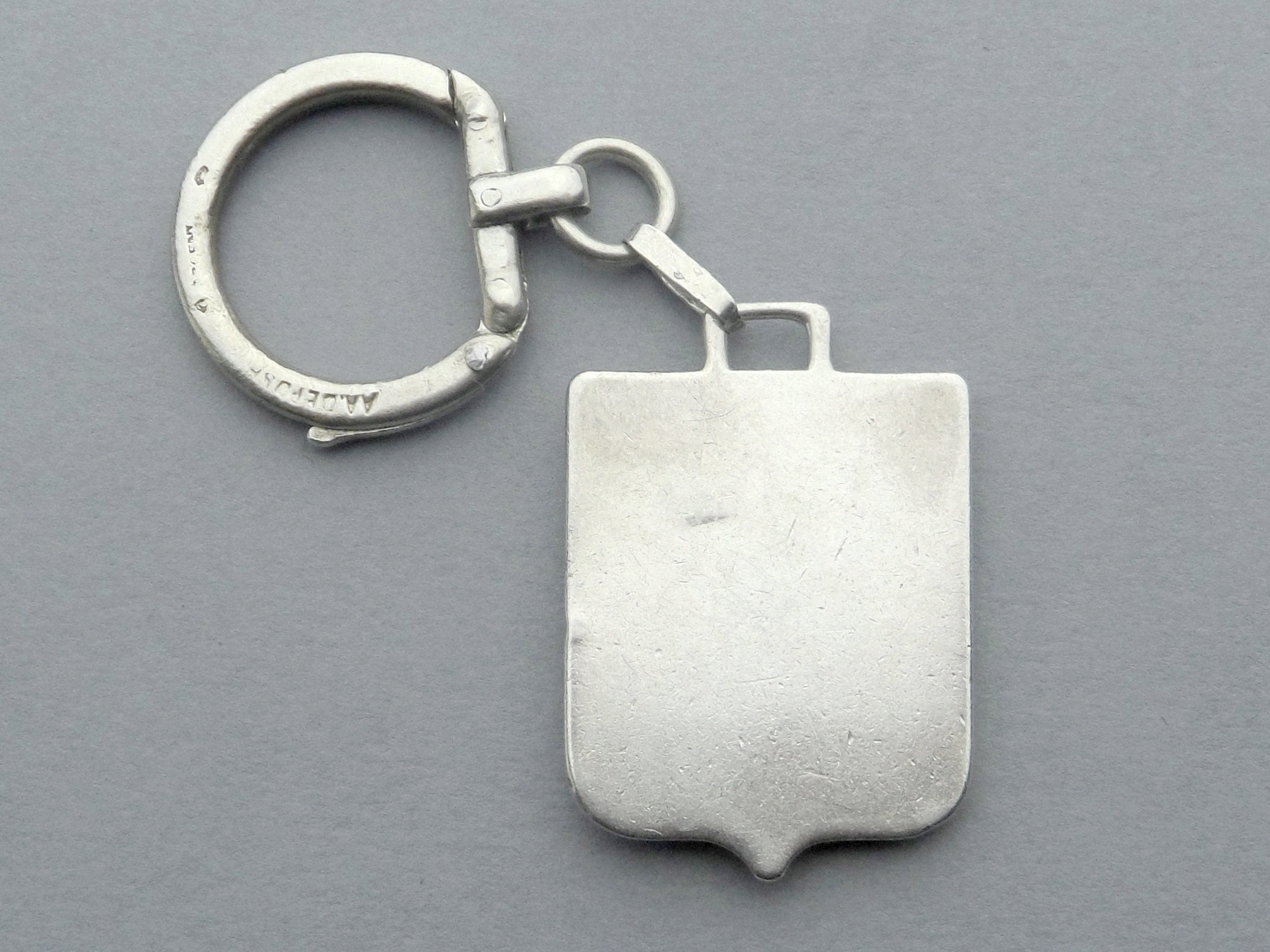 Monaco, Antique Enamel Key Ring. - Etsy UK
