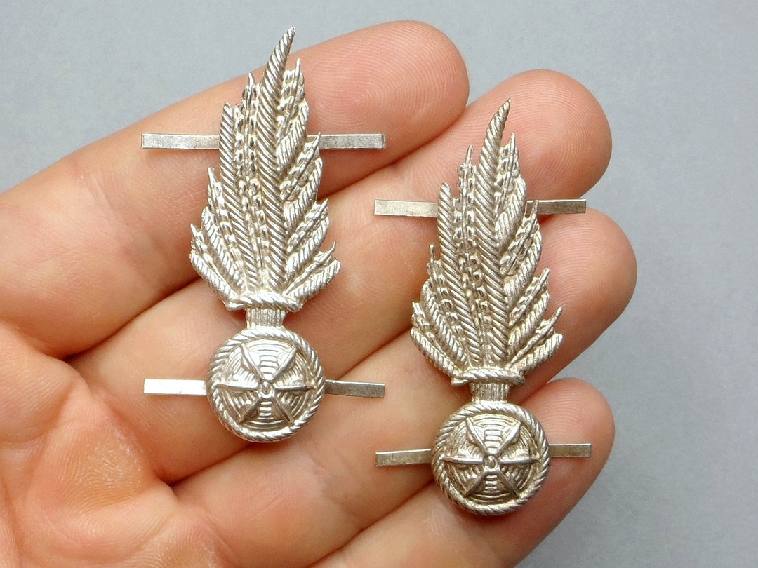 Flaming Bomb. French Army. Antique Large Insignia. - Etsy