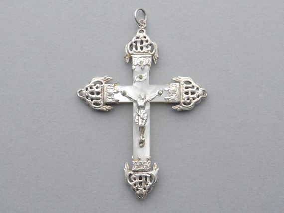 Jesus Christ, Antique Religious Cross. - Gem