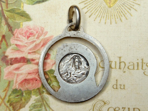 Saint Virgin Mary. Lourdes, Marian Apparition. French… - Gem