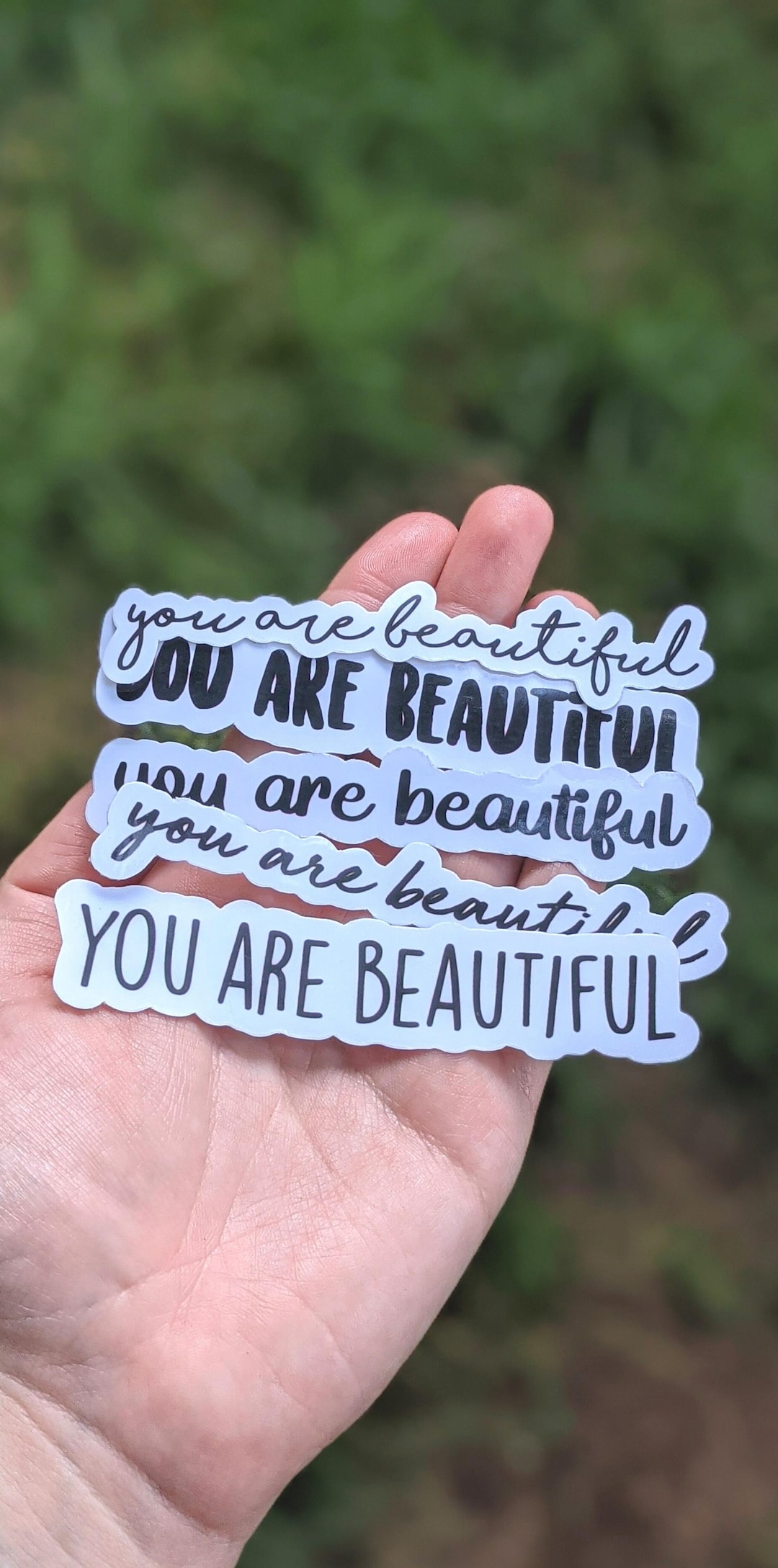 You Are Beautiful Sticker Pack Body Positive Stickers - Etsy
