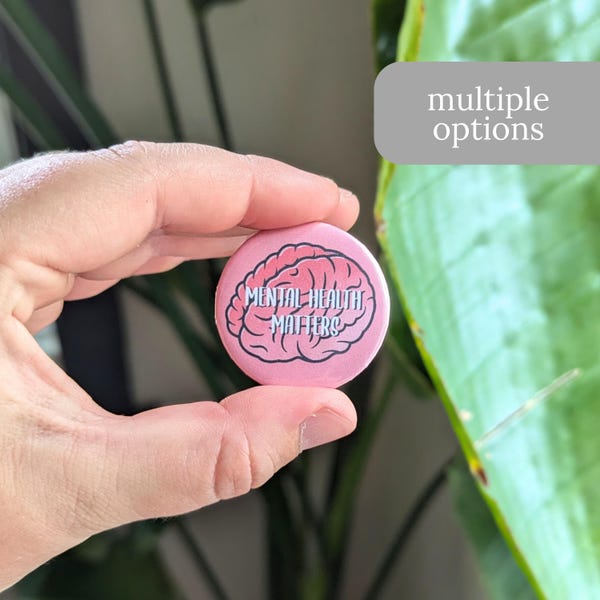 Mental Health Awareness Pins - Etsy